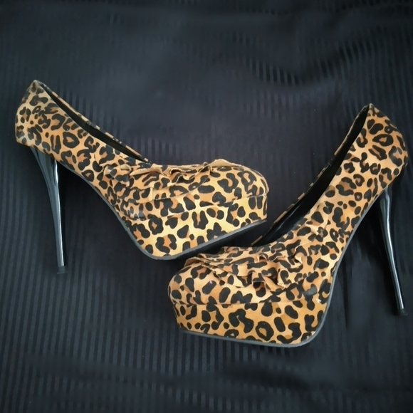 Shoes | Cheetah Print High Heels | Poshmark
